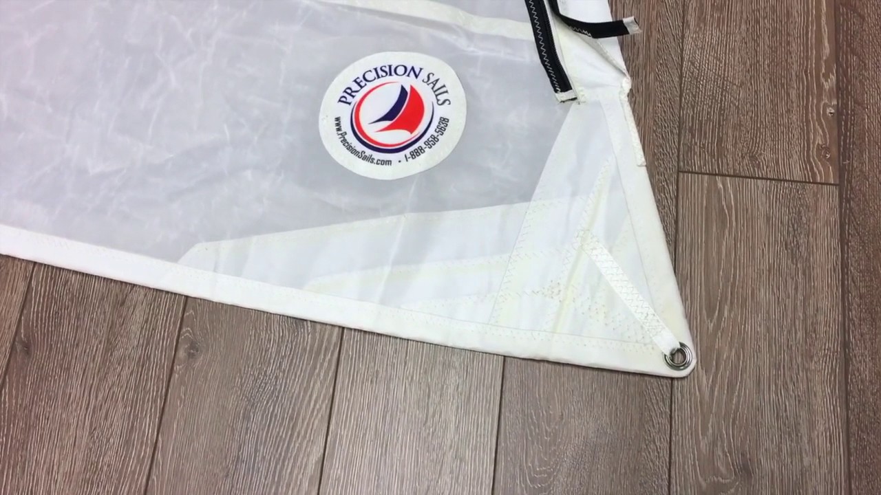 In Stock Used Hobie Jib Luff 18'7" Leech 16'2" Foot 7'3" - Zipper Luff ...