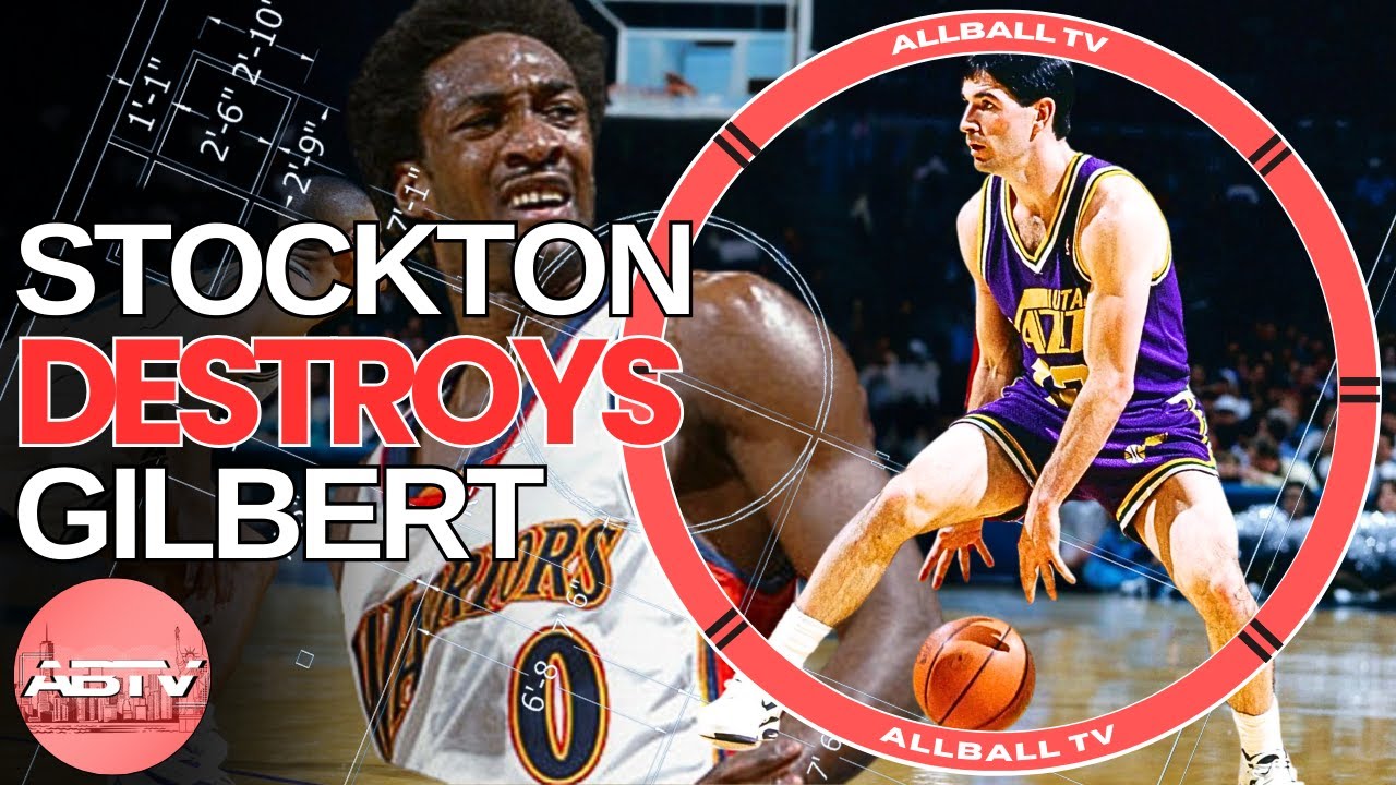 John STOCKTON DISMANTLES Gilbert Arenas - YouTube