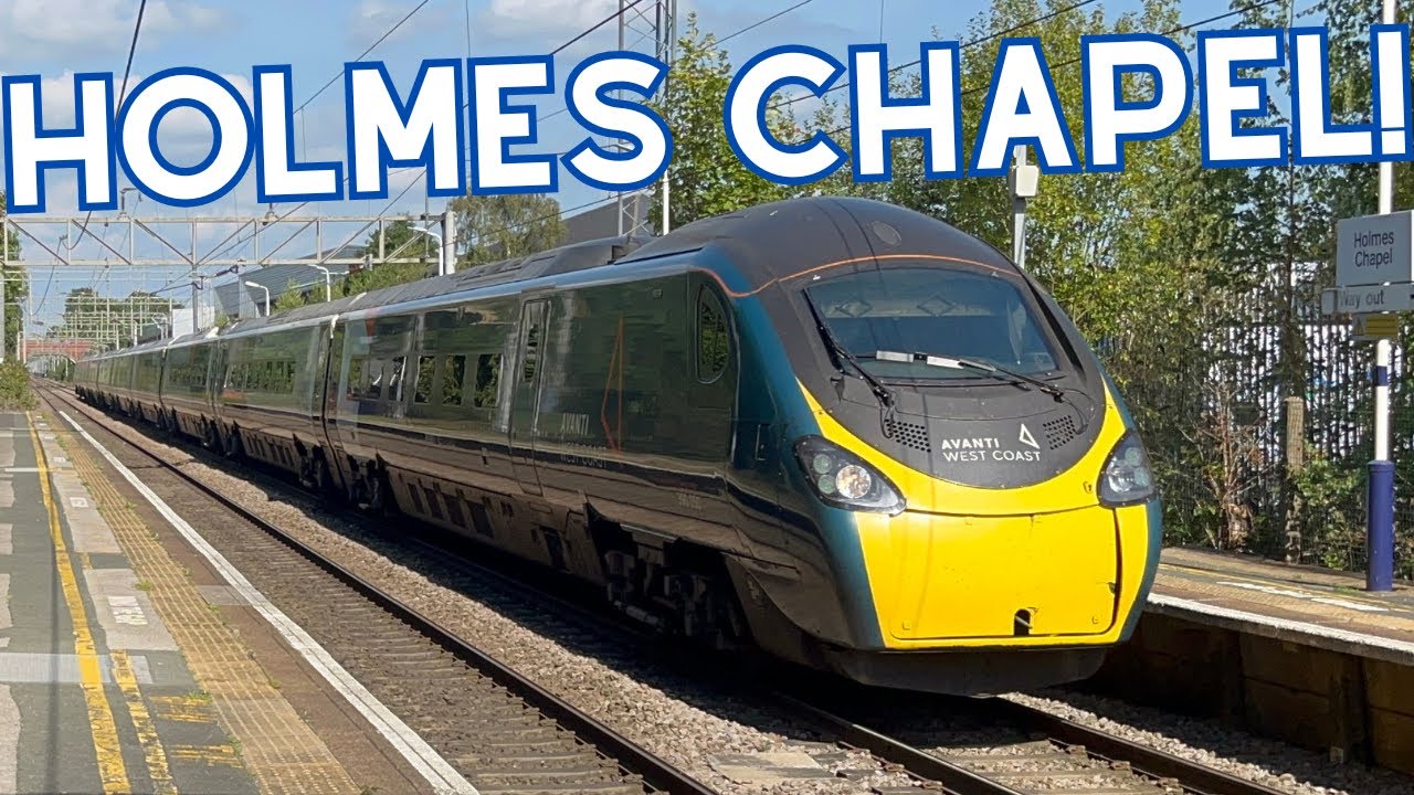 Trains at Holmes Chapel (03/09/23) - YouTube
