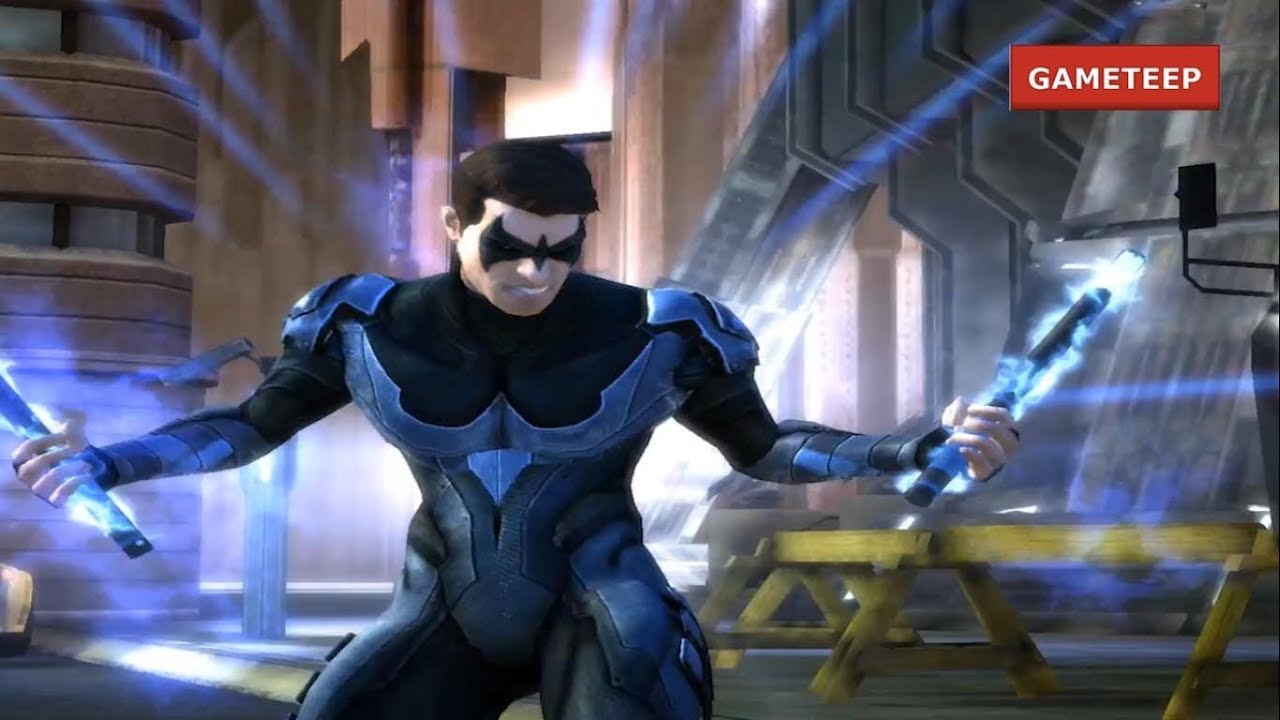 Injustice: Nightwing Super Attack & Moves [REMASTERED] [iPad] - YouTube