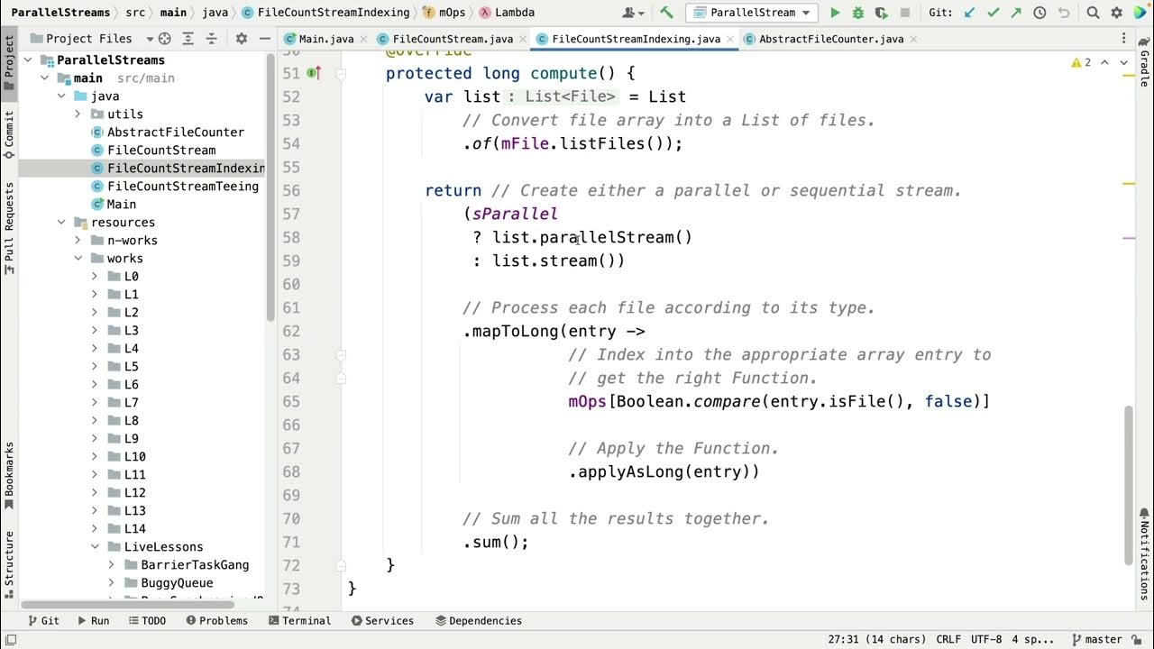 Applying Java Sequential and Parallel Streams to Count Folders ...