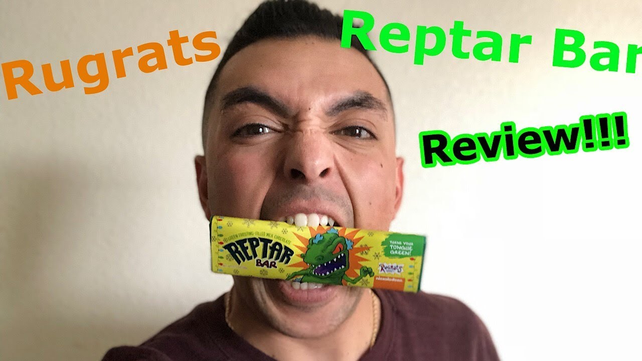 FOOD REVIEW!!! Rugrats Reptar Bar Review!!! - YouTube