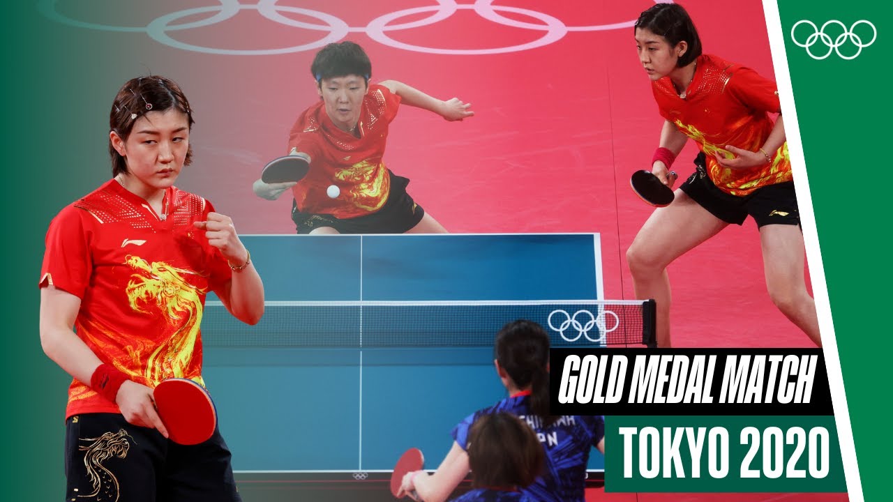 🇨🇳 vs. 🇯🇵 | Women's Team Table Tennis | Full Gold Medal Match | Tokyo ...