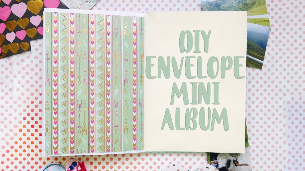 *DIY ENVELOPE MINI ALBUM TUTORIAL PROCESS VIDEO* - YouTube