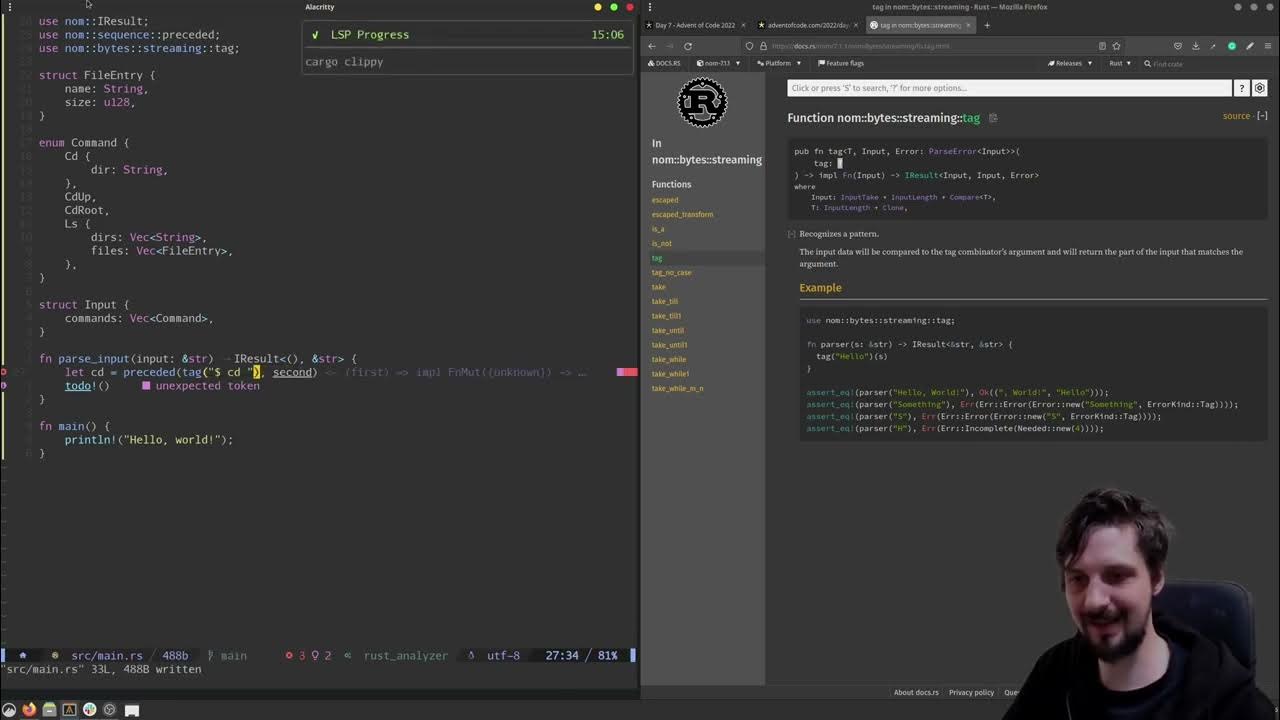 Advent of Code 2022 day 7 - No Space Left On Device - YouTube