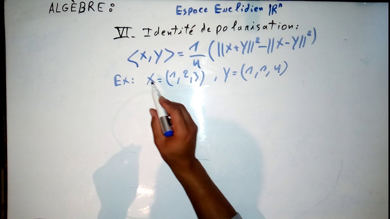 Identité de polarisation Exemple - YouTube