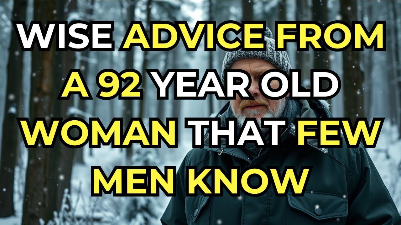 Golden Advice from a 92-Year-Old Woman That Men Often Miss - YouTube
