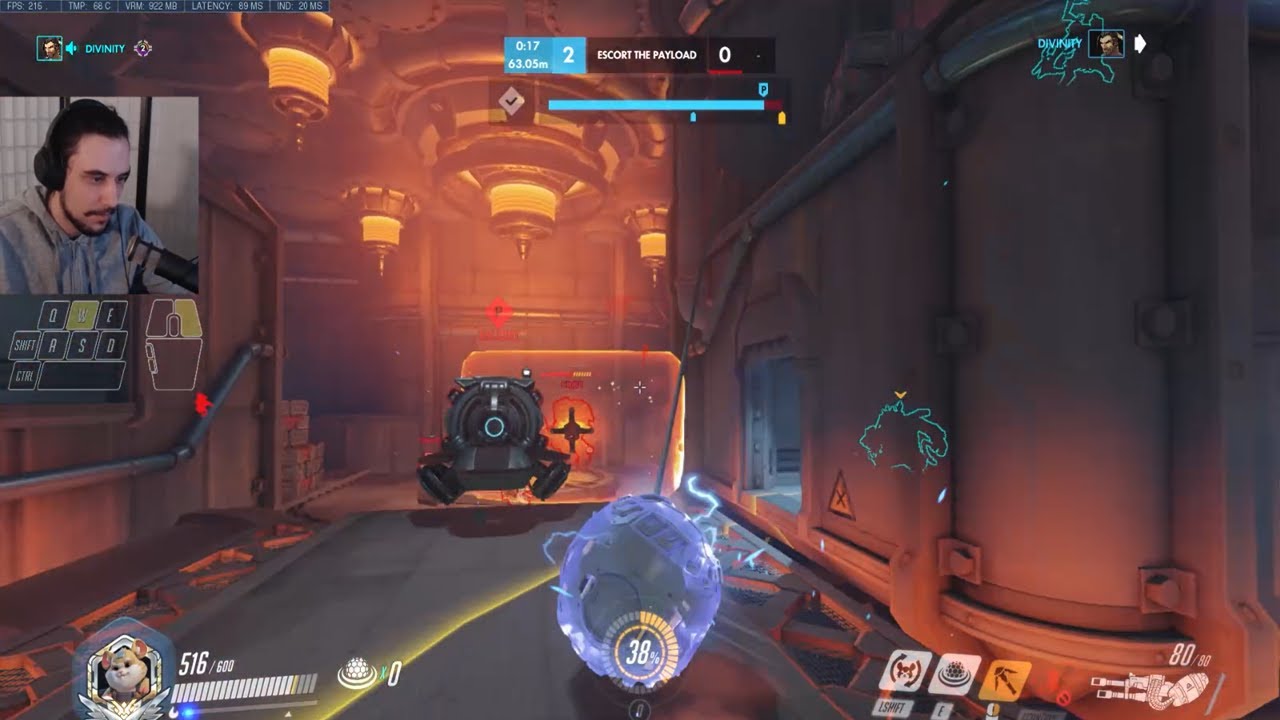 YEATLE HAMMOND OVERWATCH GAMEPLAY SEASON 27 TOP 500 - YouTube
