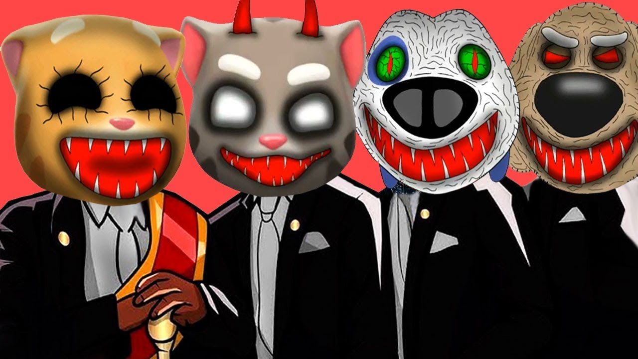 My Talking Tom and Friends Horror Monsters Coffin Dance Song COVER ...