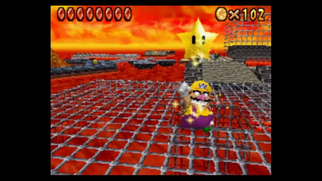 Super Mario 64 Ds Lethal Lava Land Star 8 Secret Star For 100 Coins