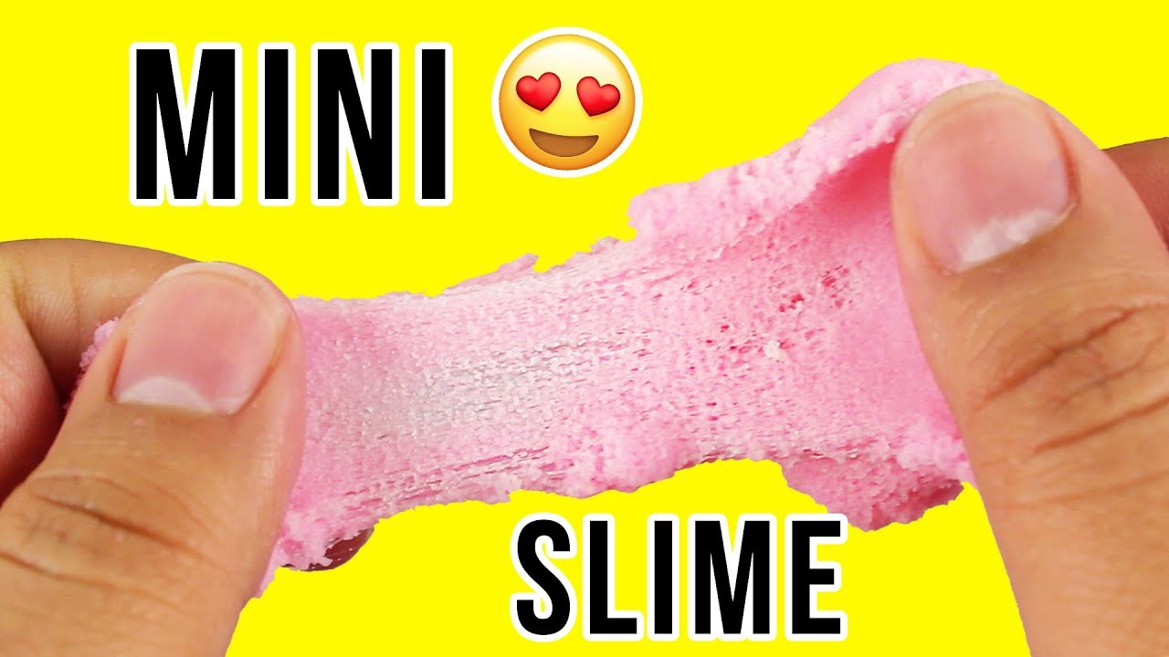 MINI SLIME CHALLENGE!!! DIY SLIME! BUTTER SLIME, FLOAM, and CLOUD SLIME ...