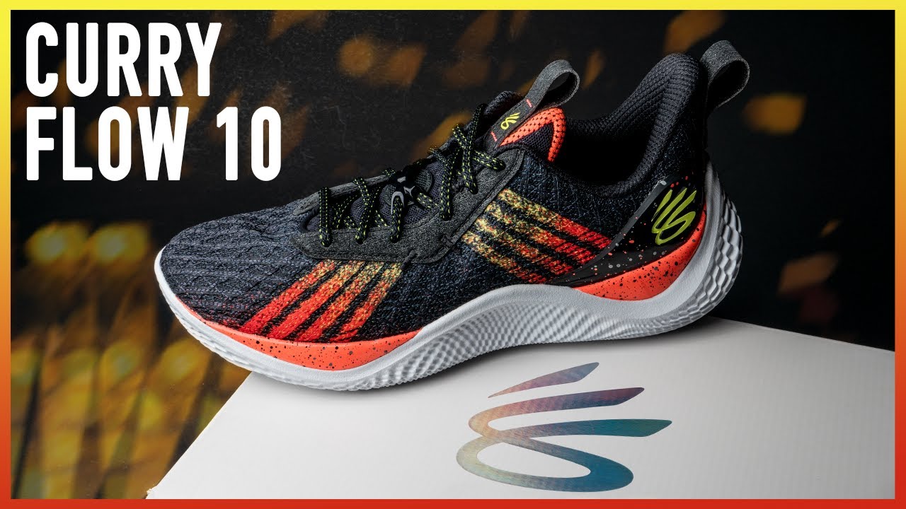 Curry Flow 10 實鞋介紹 / 更細膩的 Flow 中外底伴隨著過往經典配色一同出場！ - YouTube