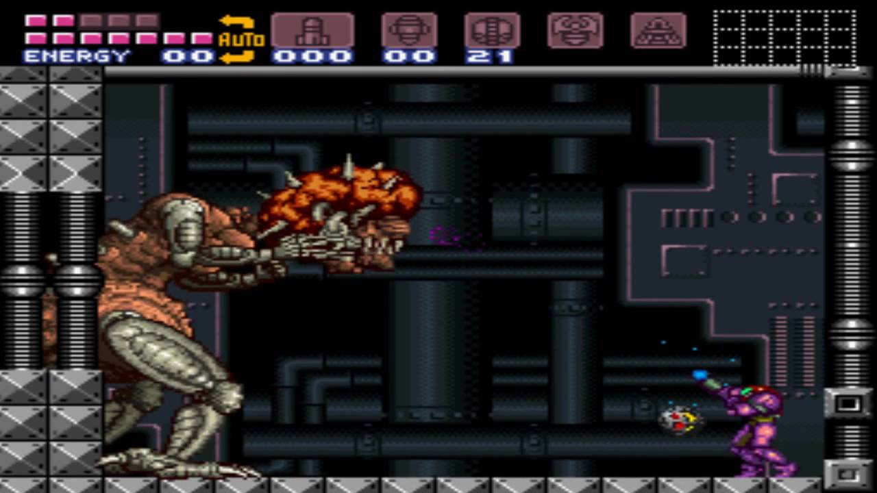 Vidéo-in Game ~ Super Metroid - Boss final (SNES) - YouTube