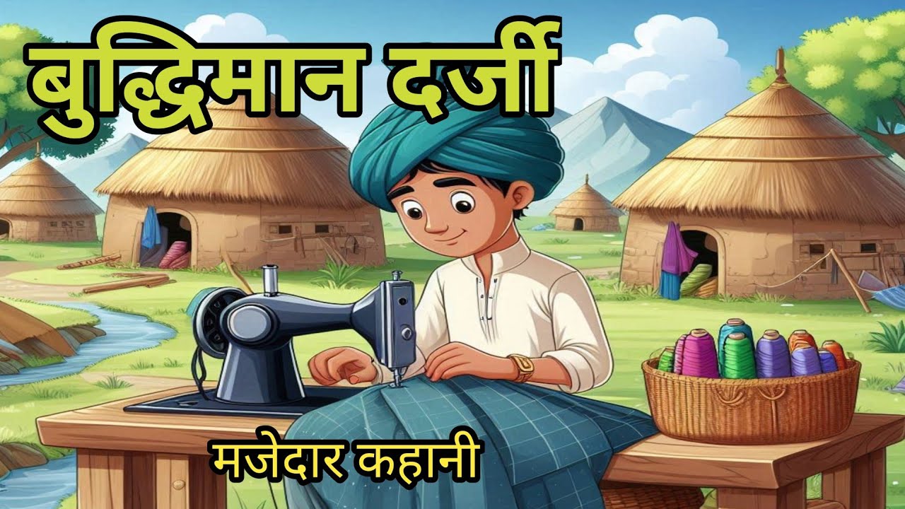 चतुर दर्जी की कहानी👳 | दर्जी बना राजा | Hindi kahaniya | Majedar ...