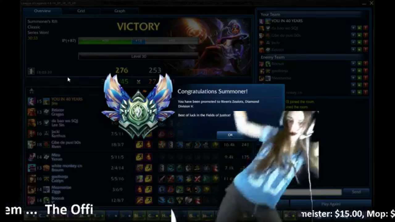 Reaction to winning diamond promo series - YouTube