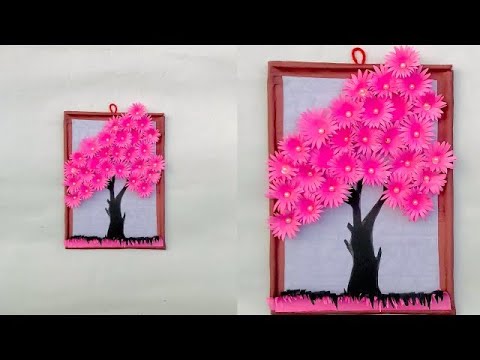 Easy and Quick Paper Wall Hanging/A4 Sheet Wall Decor/Cardboard Reuse ...