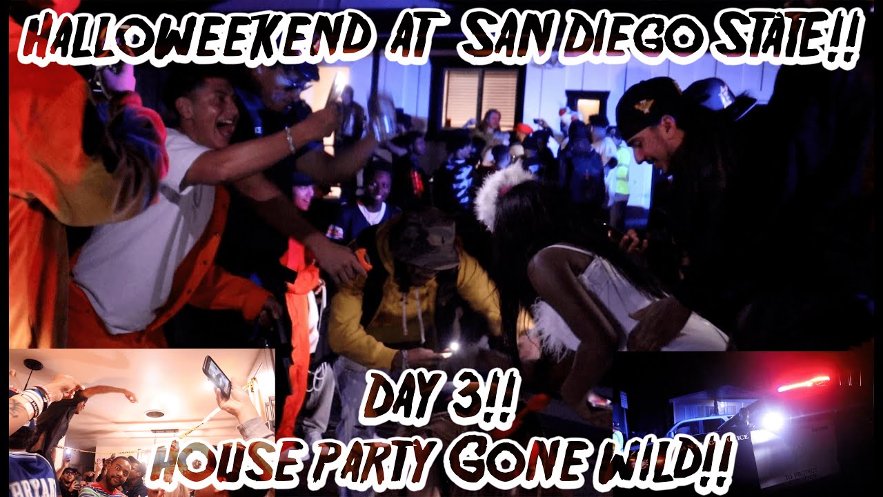 *(HOUSE PARTY GONE WILD) HALLOWEEKEND at San Diego State: Day 3 - YouTube