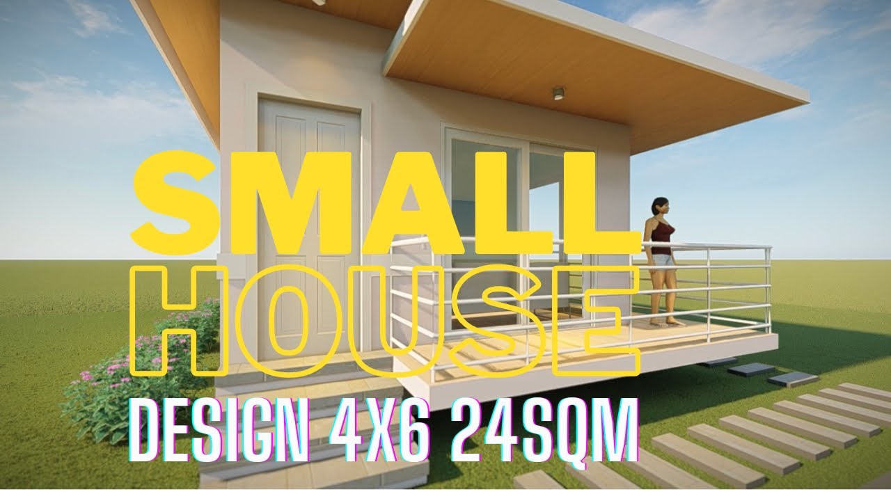 Small House Design Bungalow 4x6m Size 24 square meter 2 Bedroom300k ...