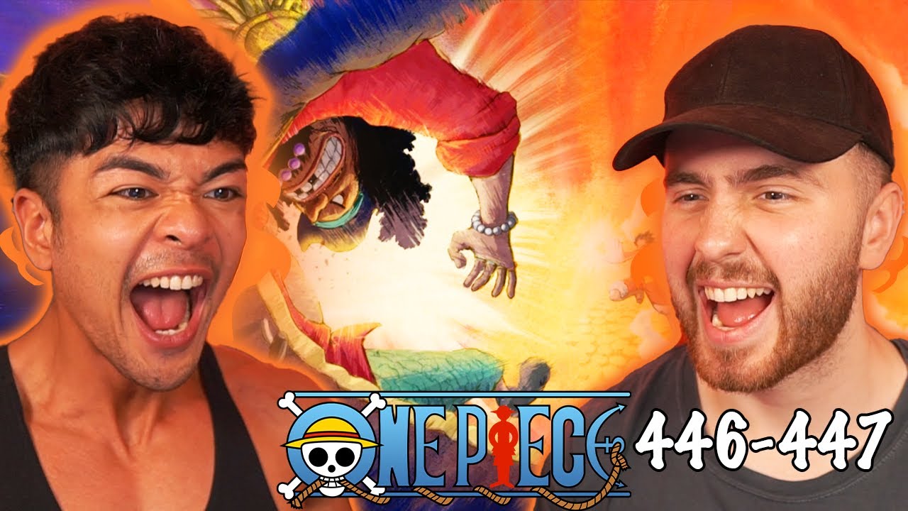 LUFFY VS BLACKBEARD!!! - One Piece Episode 446 & 447 REACTION + REVIEW ...