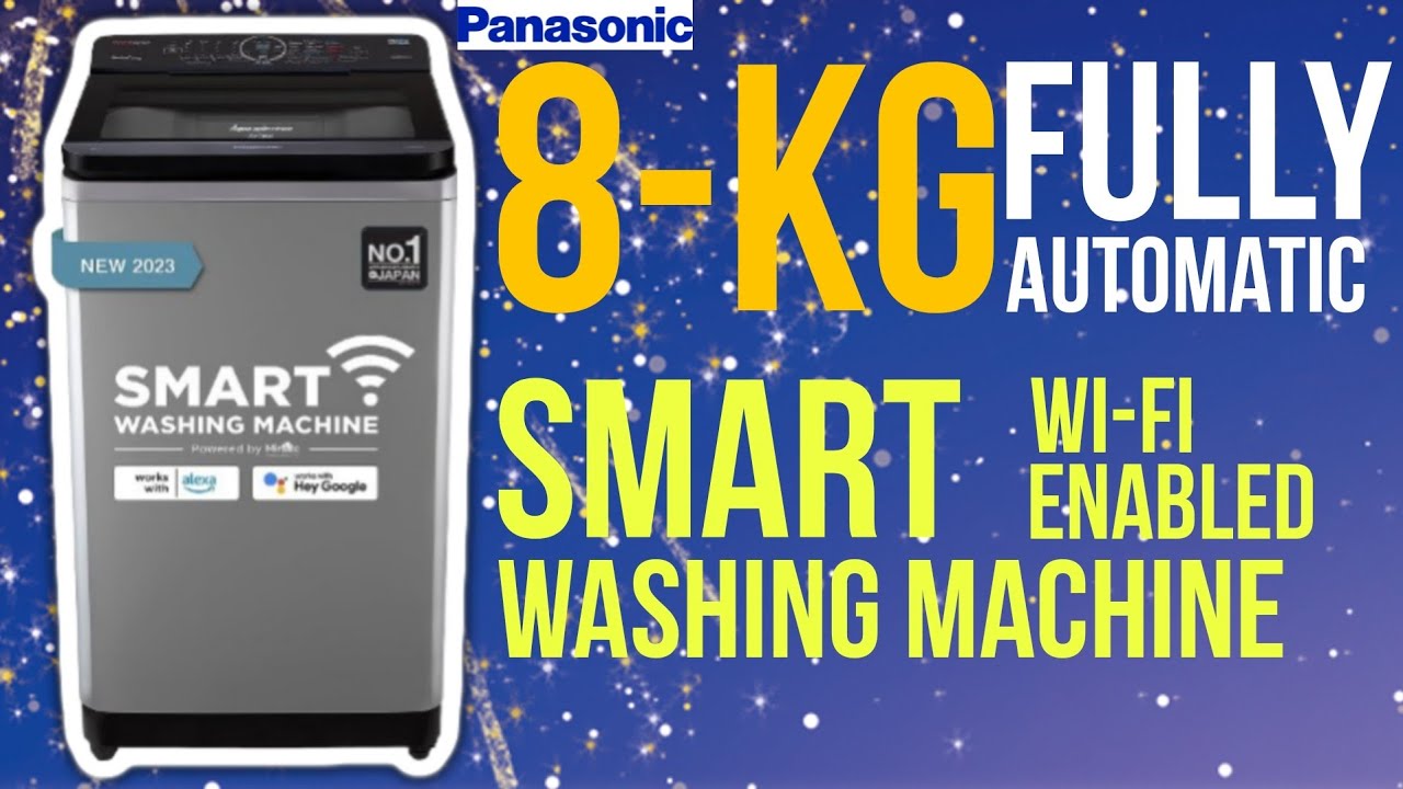 Panasonic 8 Kg Wifi Built-In Heater Fully-Automatic Top Load Smart ...