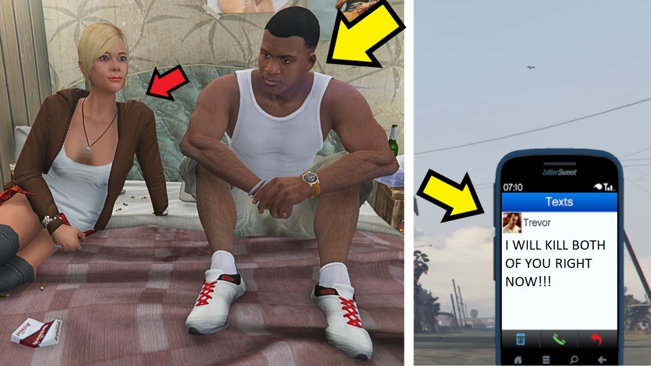 What Franklin and Tracey Do in Trevor's Room in gta 5 - YouTube