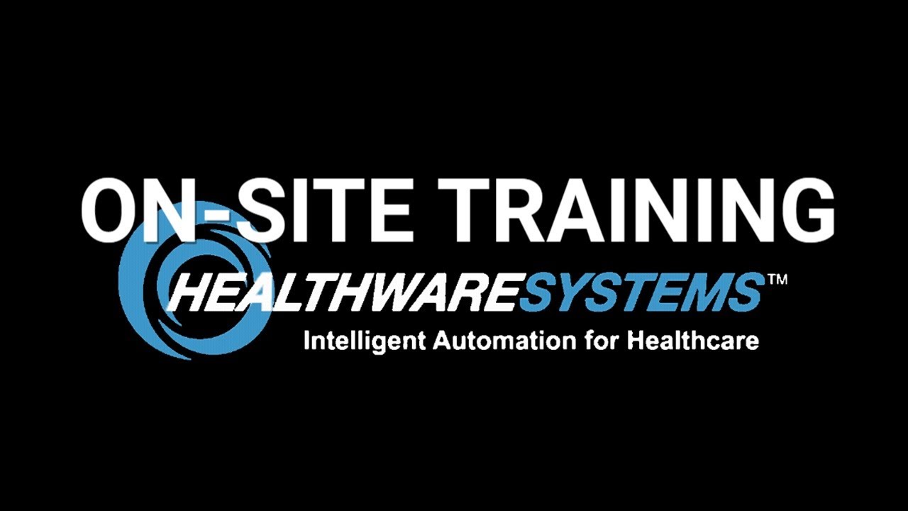 On-Site Training with HealthWare Systems - YouTube