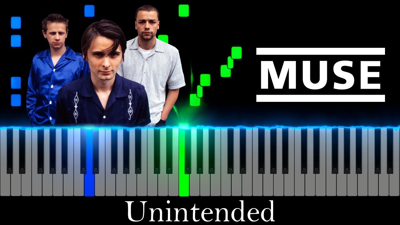 Unintended - MUSE (Visual Piano Tutorial/Best Version) - YouTube