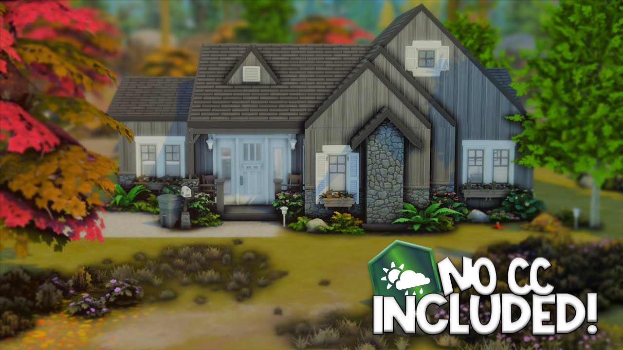 Sims 4 Build | 1500 Little Nook Falls | SPEEDBUILD + DOWNLOAD *NO CC ...
