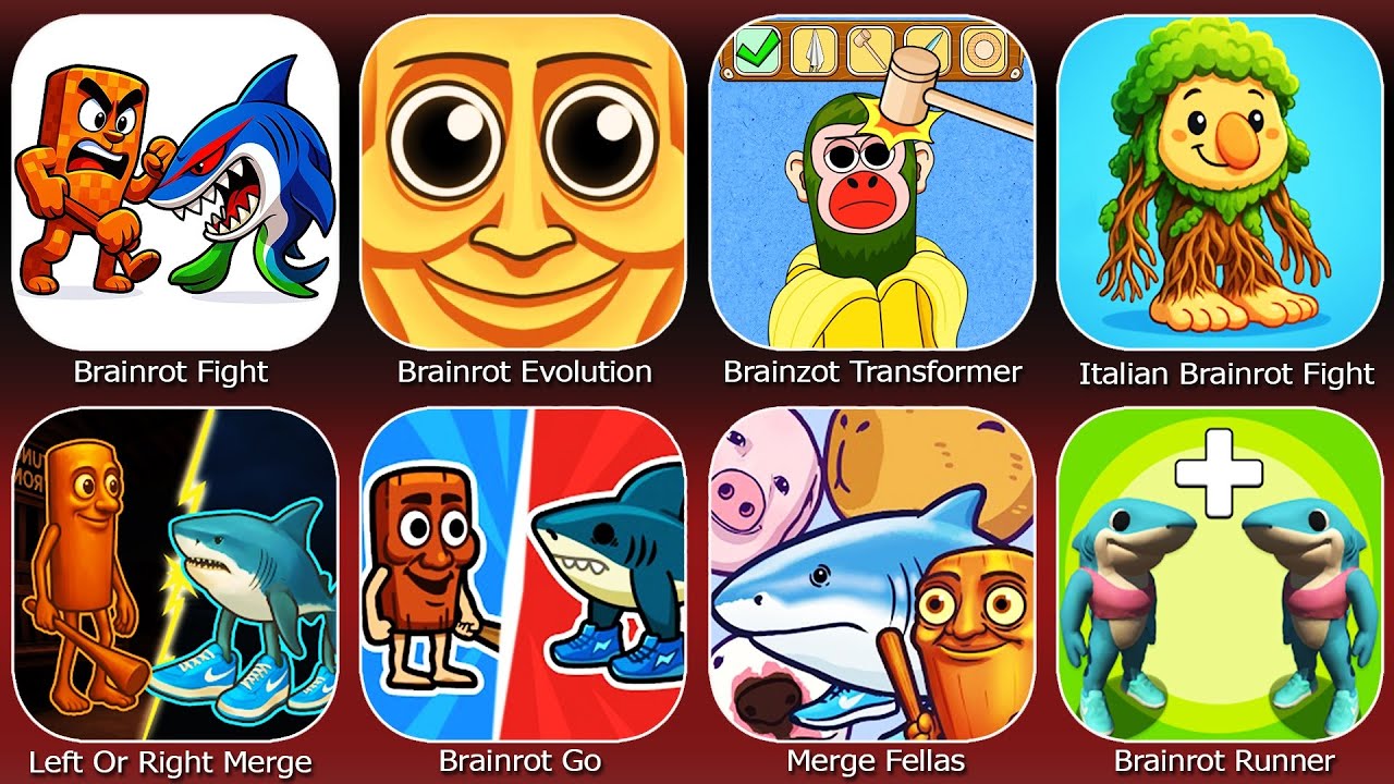 Brainrot Fight,Brainrot Evolution,Brainzot Transformer,Italian Brainrot ...