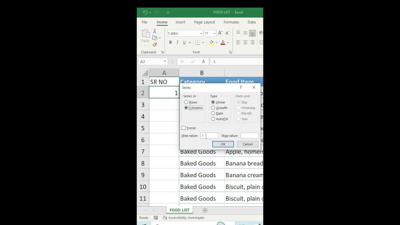SERIES IN EXCEL || DATA ENTRY TIPS | STUDY ON YOUTUBE - YouTube