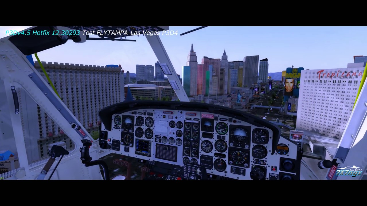 P3Dv4.5 Hotfix.1 Test FLYTAMPA - LAS VEGAS P3D4 - YouTube