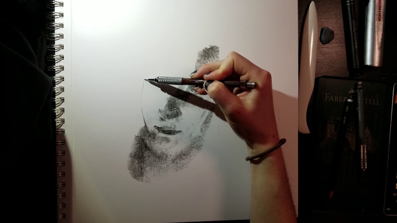 Speed Drawing Video with Acetone Transfer - YouTube