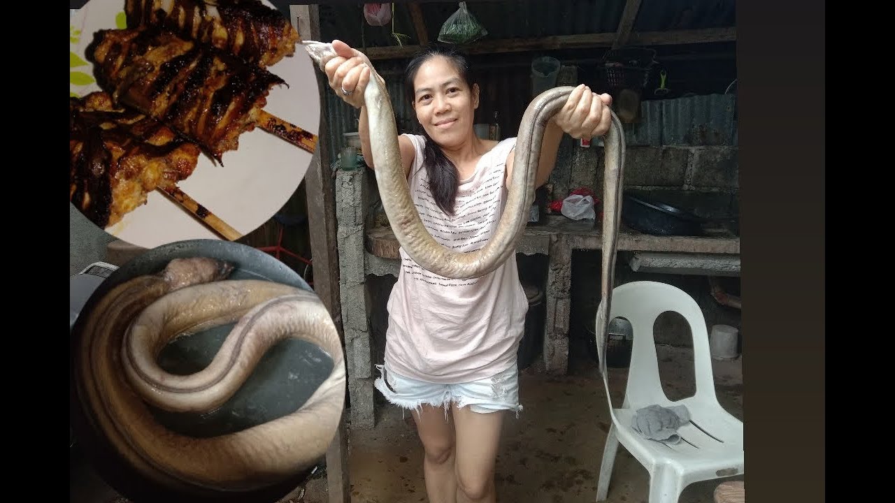 PAANO MAG IHAW NG MALABANOS EEL//LAMANG DAGAT// BUHAY PROBINCYA//INIHAW ...