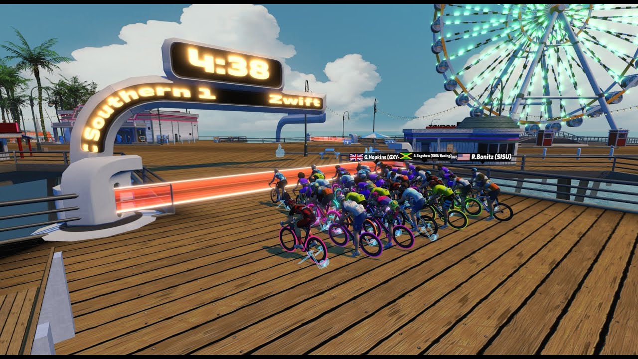 Race: Zwift Racing League - Open ATLANTIC Southern 1 C1 on Ocean Lava ...