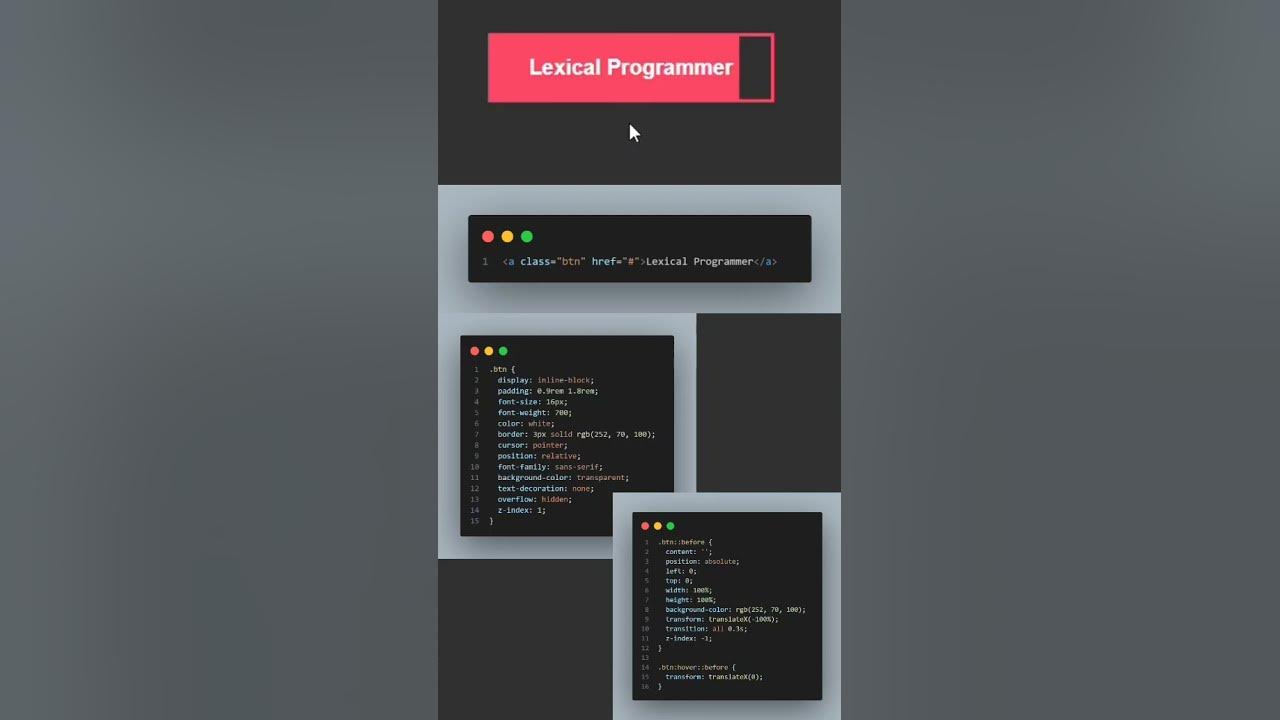 Awesome Button Hover Effect Coder Csscoding Coders Css Hovereffect Code Youtube