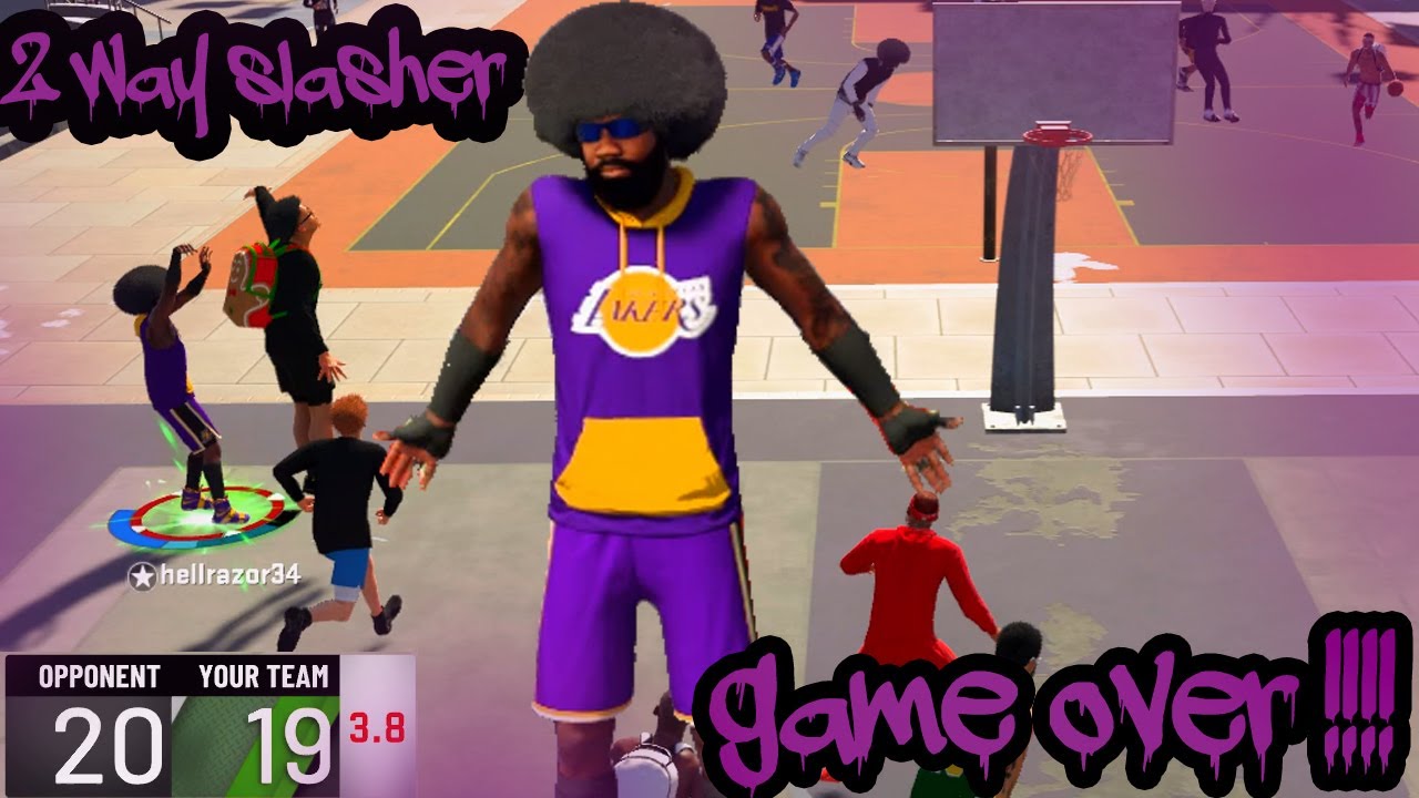 NBA 2k20 2 way slasher 99 overall - YouTube