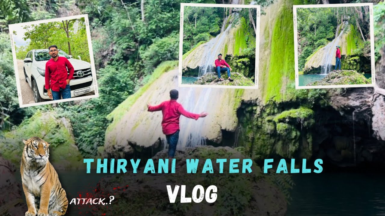 Thiryani Waterfalls | we saw Tiger 😍? | Rider Malik 07 - YouTube