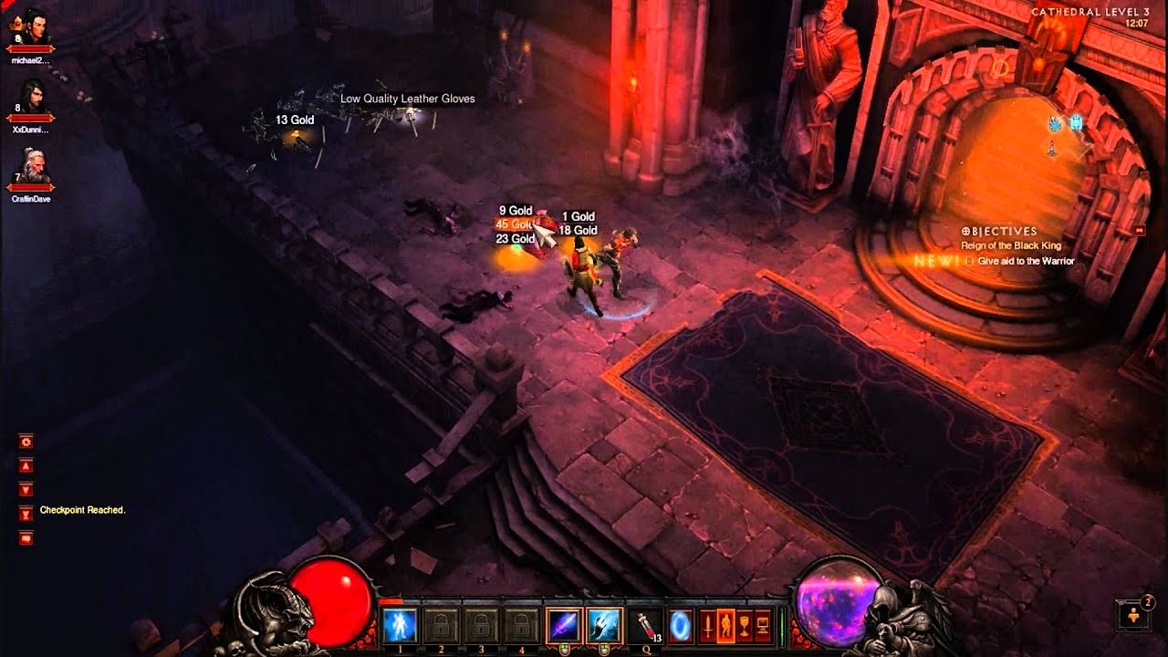 Diablo 3 hardcore multiplayer playthrough part 2 - YouTube