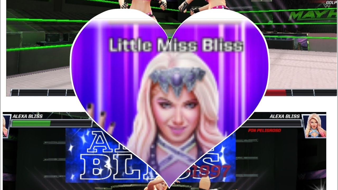 Litle miss Alexa bliss" wwe mayhem - YouTube