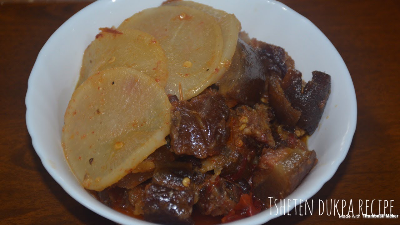 Smoked Pork || How to cook sikam paa /seekum paa || Bhutanese Dish ...