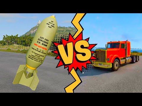 Cars & Insane Nuclear Bomb - BEAMNG. DRIVE - YouTube