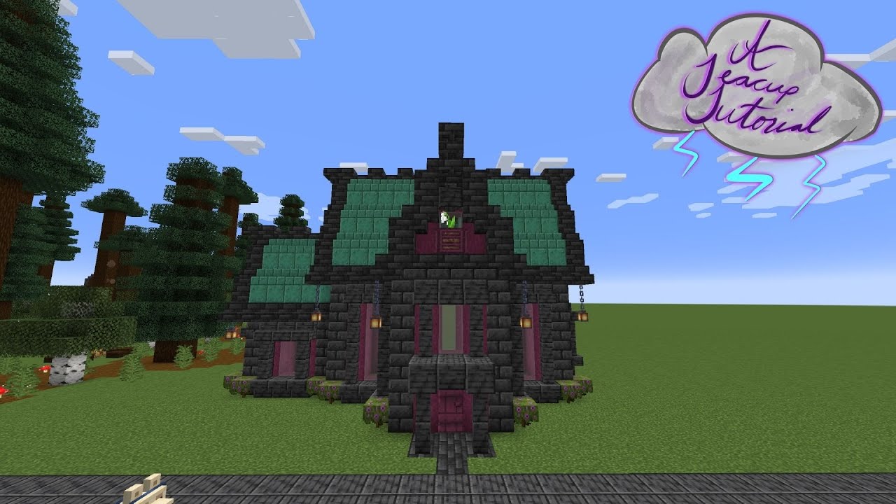 How to Build Crimson and Copper Deepslate Minecraft House - YouTube