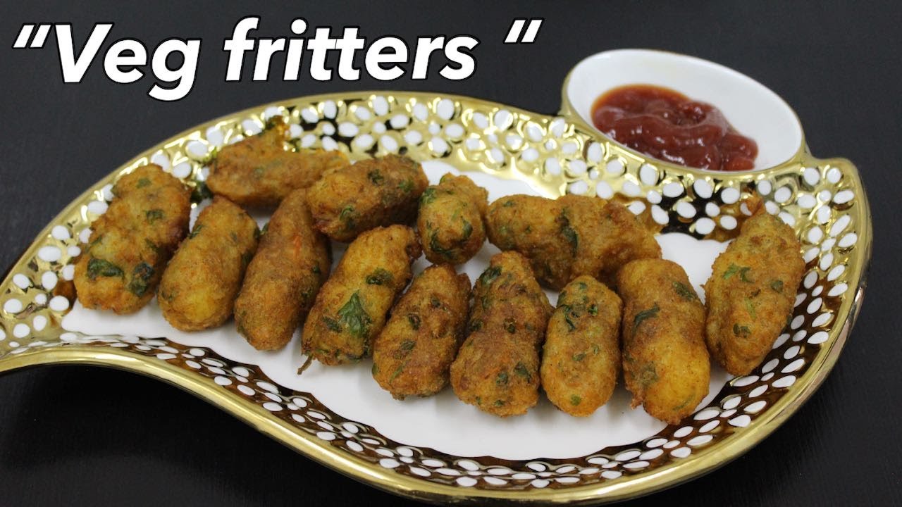 Veg fritters recipe/ Evening snacks / Healthy snacks / potato fritters ...