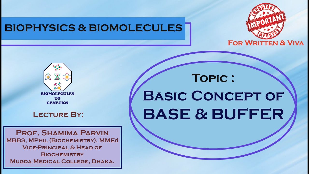 Basic Concept of Base & Buffer - YouTube