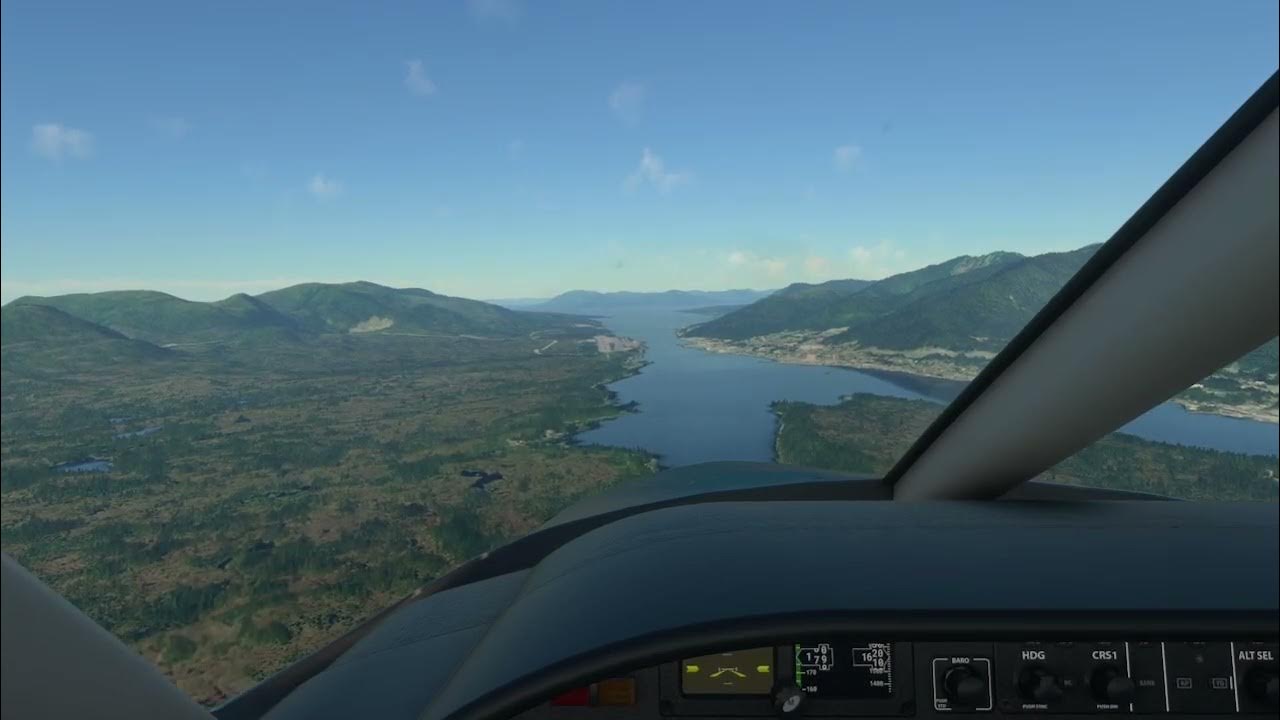 Landing in Ketchikan Alaska | PAKT (KTN) | Ketchikan International Airport | #flight #alaska ...