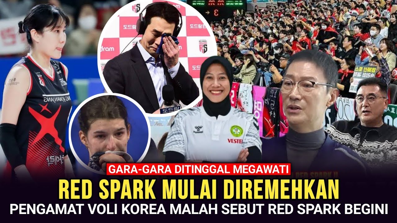 Semakin terpuruk‼️Pengamat voli Korea sebut red spark begini setelah ...