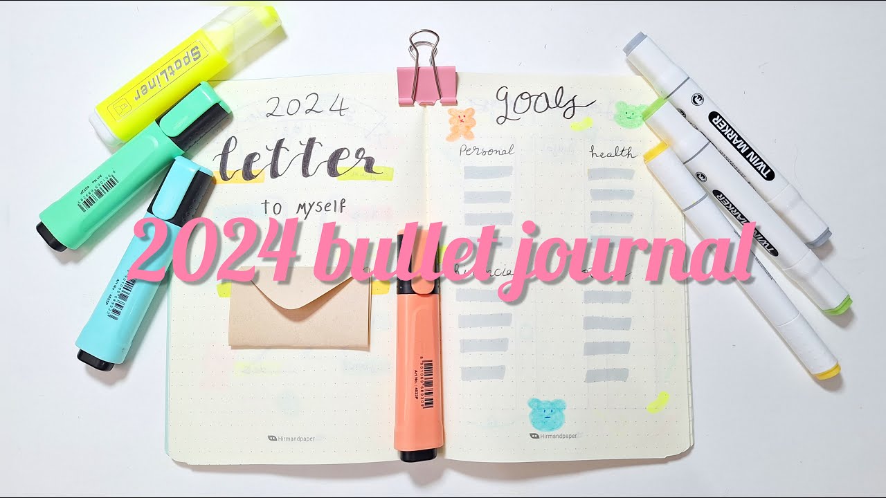 MY 2024 BULLET JOURNAL SETUP 🎅| HOW TO BULLET JOURNAL | PLANNING - YouTube