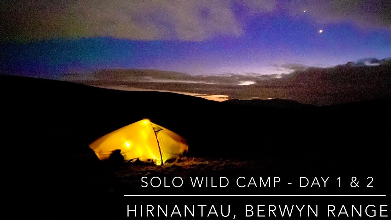 Solo Wild Camp - Welsh Nuttall Adventure - YouTube
