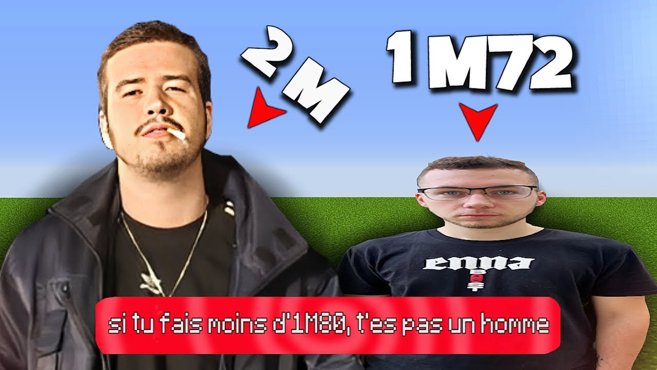 SI TU FAIS MOINS d'1M80, T'ES PAS UN HOMME.. - YouTube