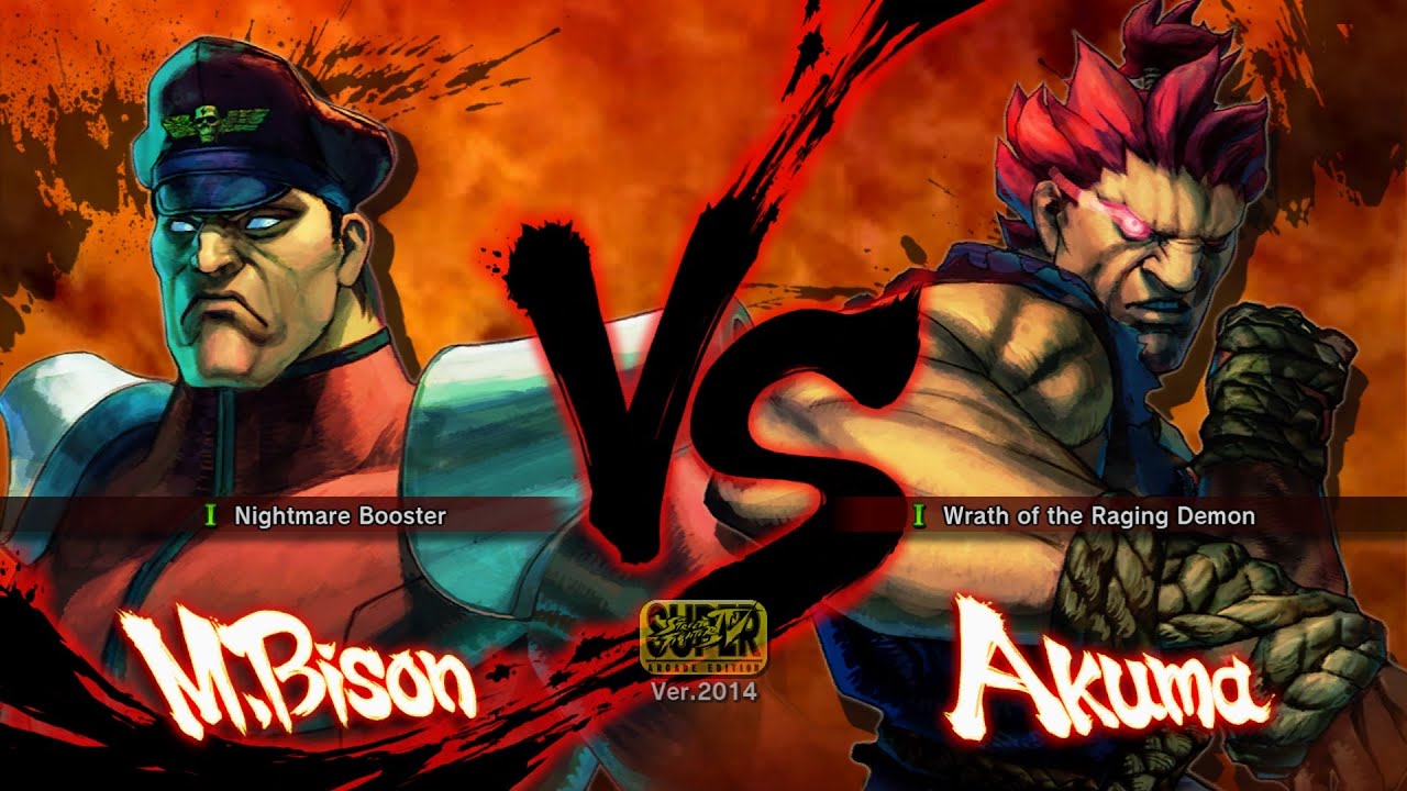 Super Street Fighter IV - M Bison vs Akuma - YouTube